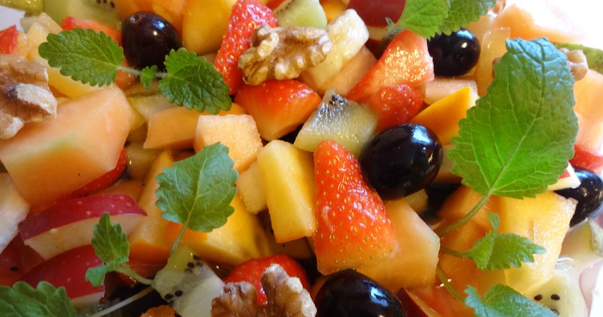 Edels Mat : Fruktsalat med vanilje & cognac