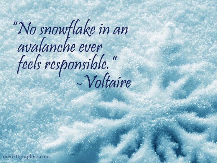 Mindful of the Everyday: From Snowflake to Avalanche in the Blink of an Eye