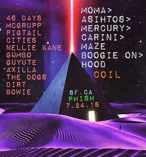 Phish 2018 Setlists and Art