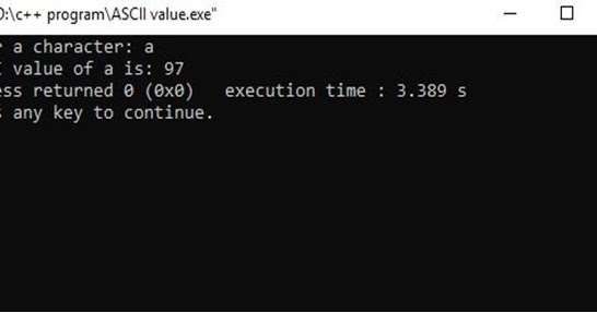 Write a c++program that inputs a character from keyboard and display ...