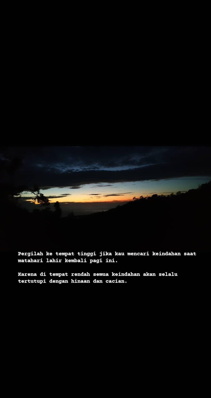 Kalau Di Tempat Rendah, Kita Biasanya Diremehkan. - Heart Speak Quote