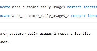Miftakh Zein: [PostgreSQL] Truncate Table and Reset Sequence