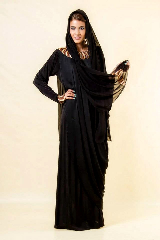 Latest Abaya Collection 2013 By Al-Karam Qadri | Winter Abaya Designs ...