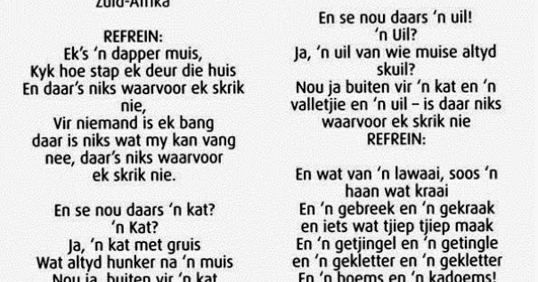 Vierde leerjaar A: Zuid-Afrikaans