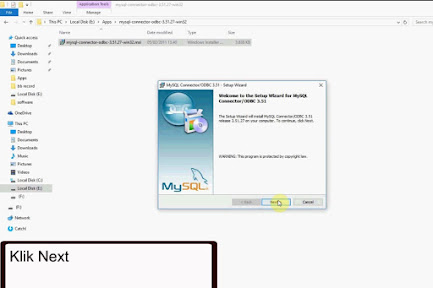 Install Mysql Connector ODBC pada windows 8 atau windows 10