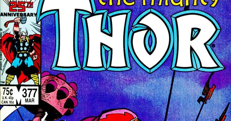 Thor #377 - Walt Simonson cover - Pencil Ink