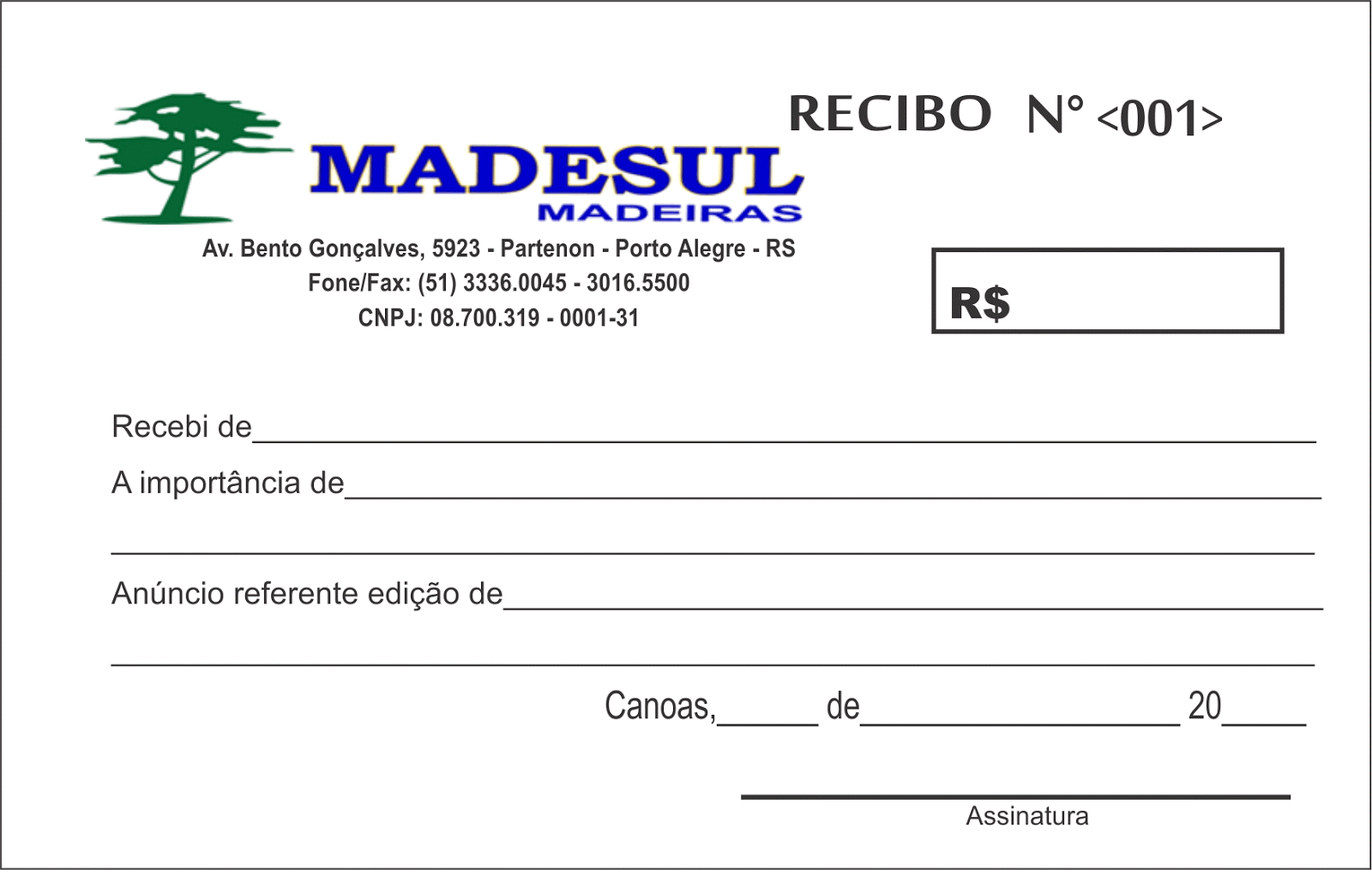 Gráfica Porto Alegre: Modelos de Artes de Blocos de Recibos