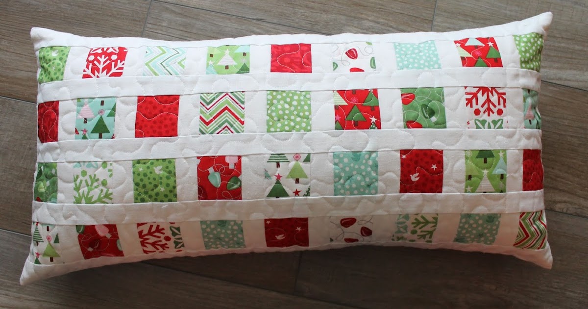 SunShine Sews...: Mini Charm Bench Pillow