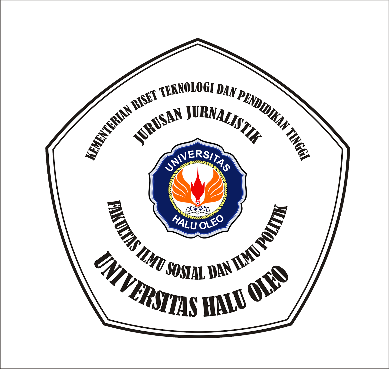 SAHABAT JURNALIS: LOGO JURUSAN JURNALISTIK UNIVERSITAS HALU OLEO
