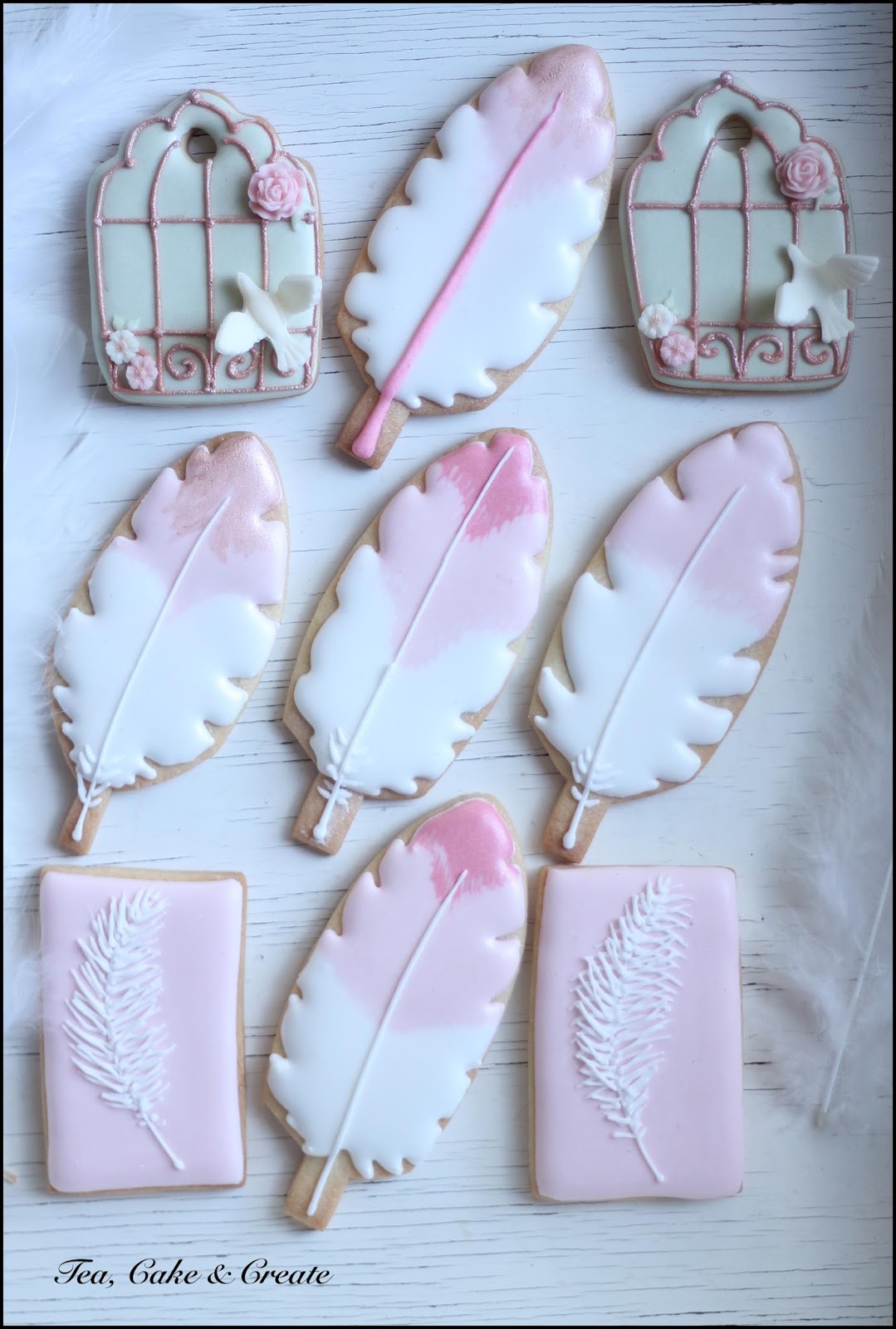 Tea, Cake & Create: Feather Cookies