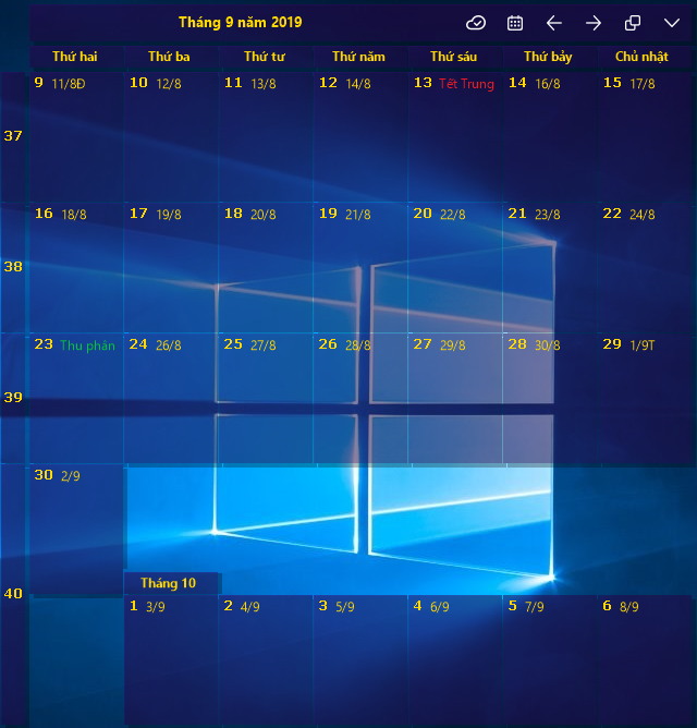 Hướng dẫn sử dụng phần mềm Desktop Calendar đặt lịch hẹn lên kế hoạch ...