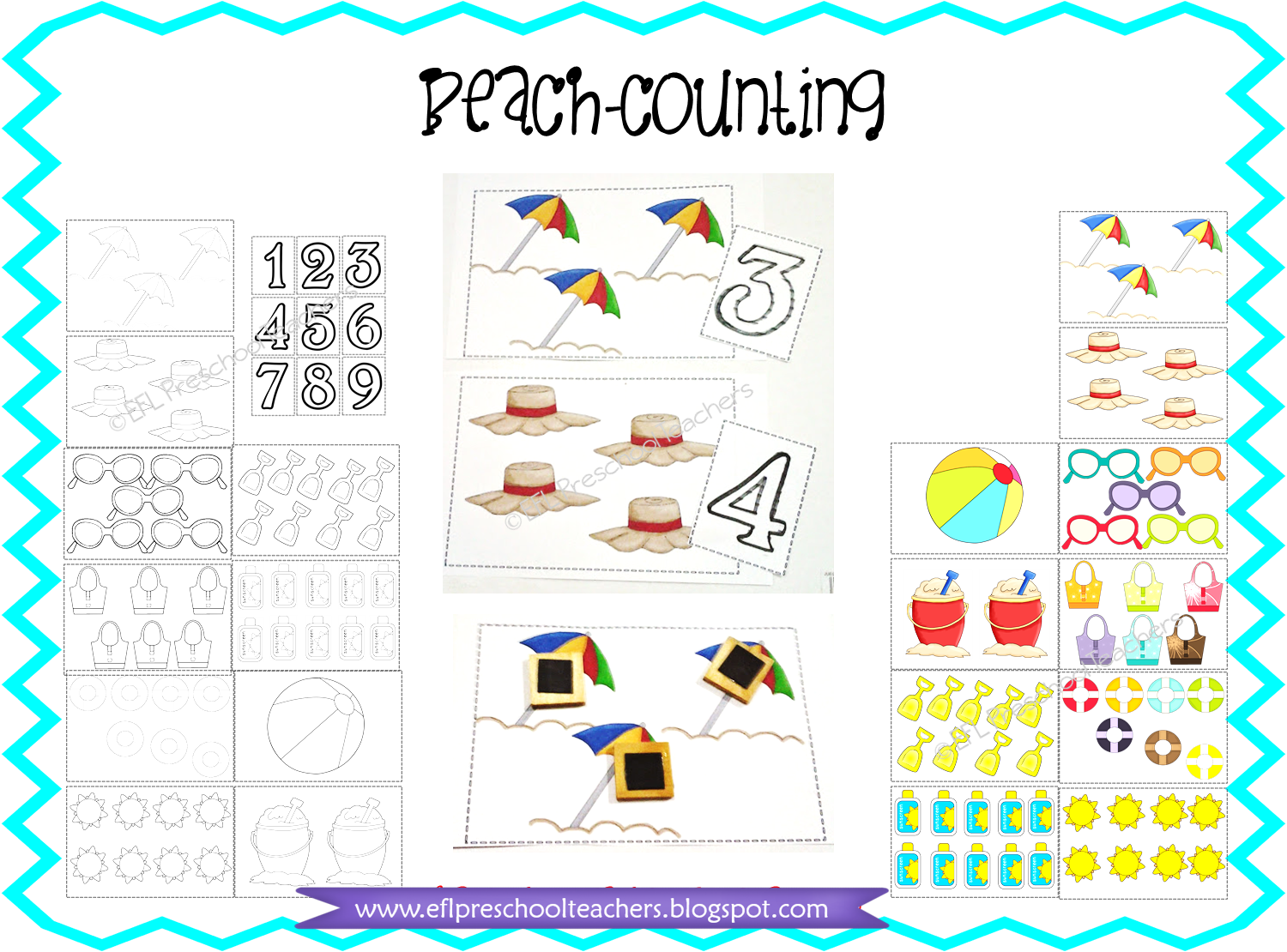 ESL/EFL Preschool Teachers: Beach Theme for English Language Learners