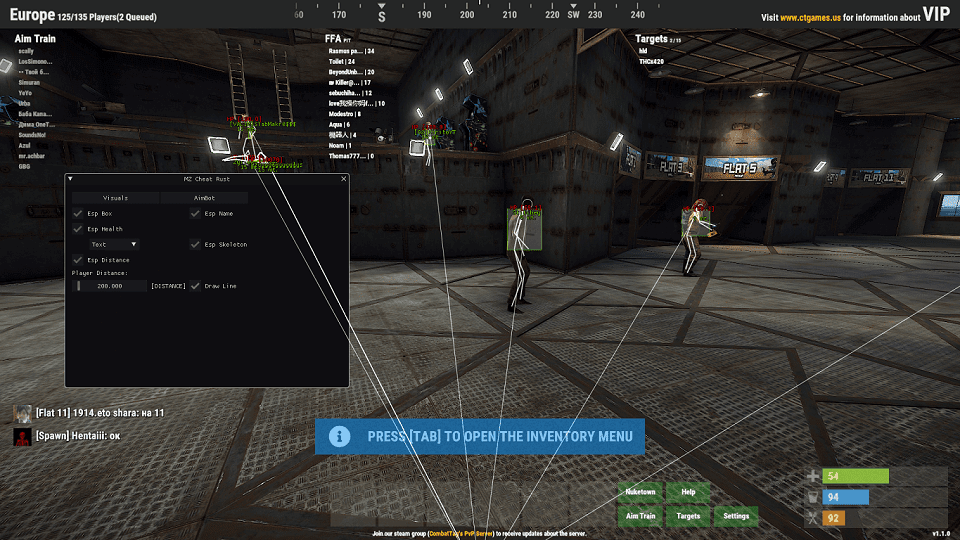 Rust Aimbot Esp Weapon Ve Daha Fazlası Hile 2020 - METİN2 HİLE 2021