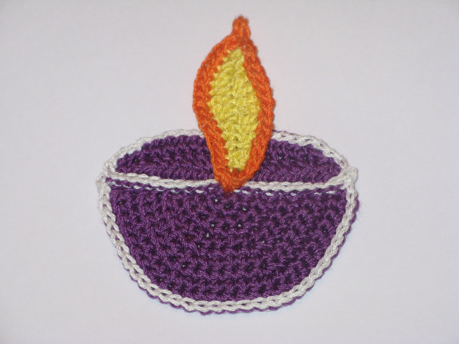 Creat - E - witty Unleashed: Happy Diwali with a glow of crochet