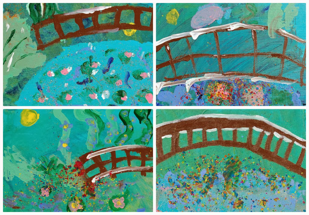 Sunnyside Art House: Monet's Japanese Bridge painting in acrylic and ...