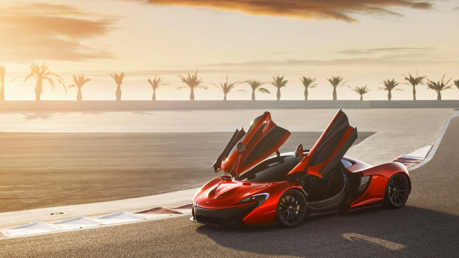 Wallpaper Mobil Sport McLaren Merah Keren