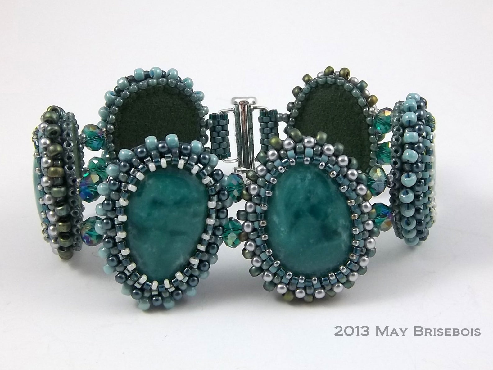 Beadwork Jewelry Tutorials and Unusual Slide Lock Tube Clasps with Bars ...