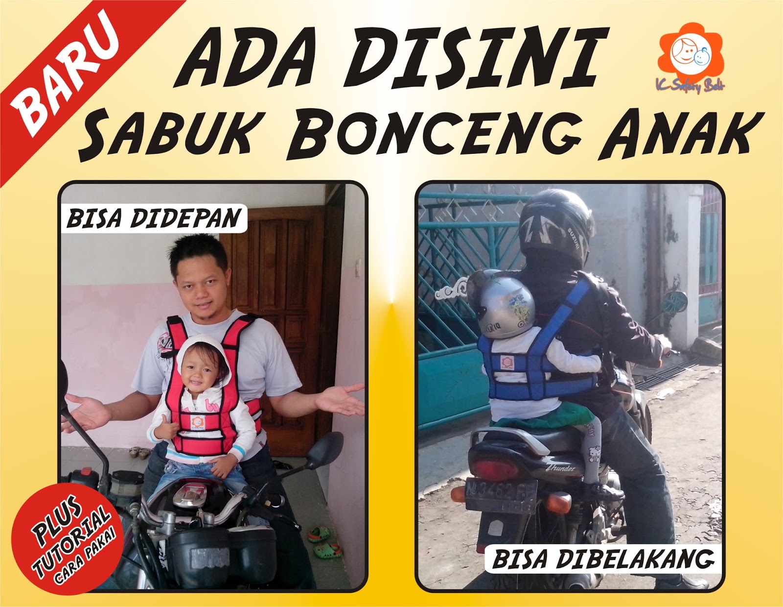 Sabuk Bonceng Anak - IC Safety Belt - 08980340034