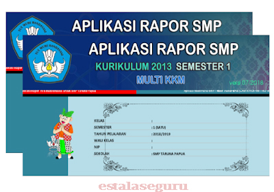 Aplikasi Raport SMP Kelas 7 8 9 Terbaru 2019/2020 - Penpalscp