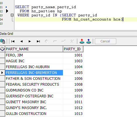 Subquery in oracle SQL ~ whereisstuff