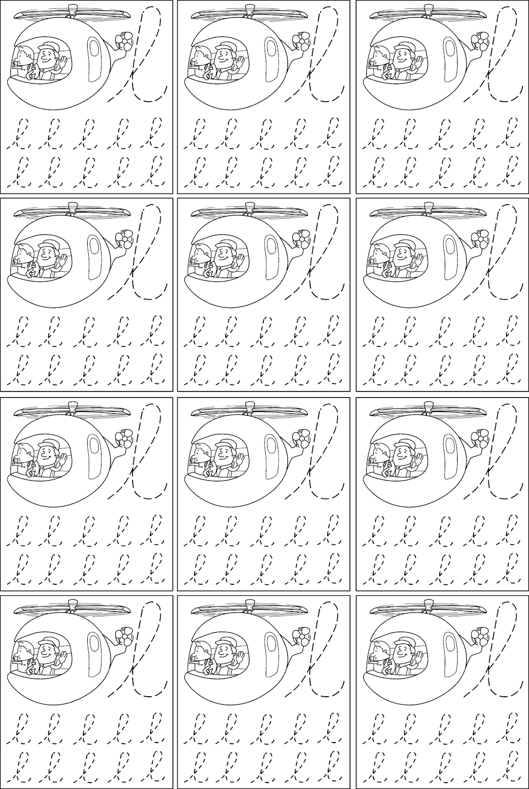 e/E, n/N, ă/Ă, r/R, u/U- fișe cu litere și cuvinte punctate, de lipit ...