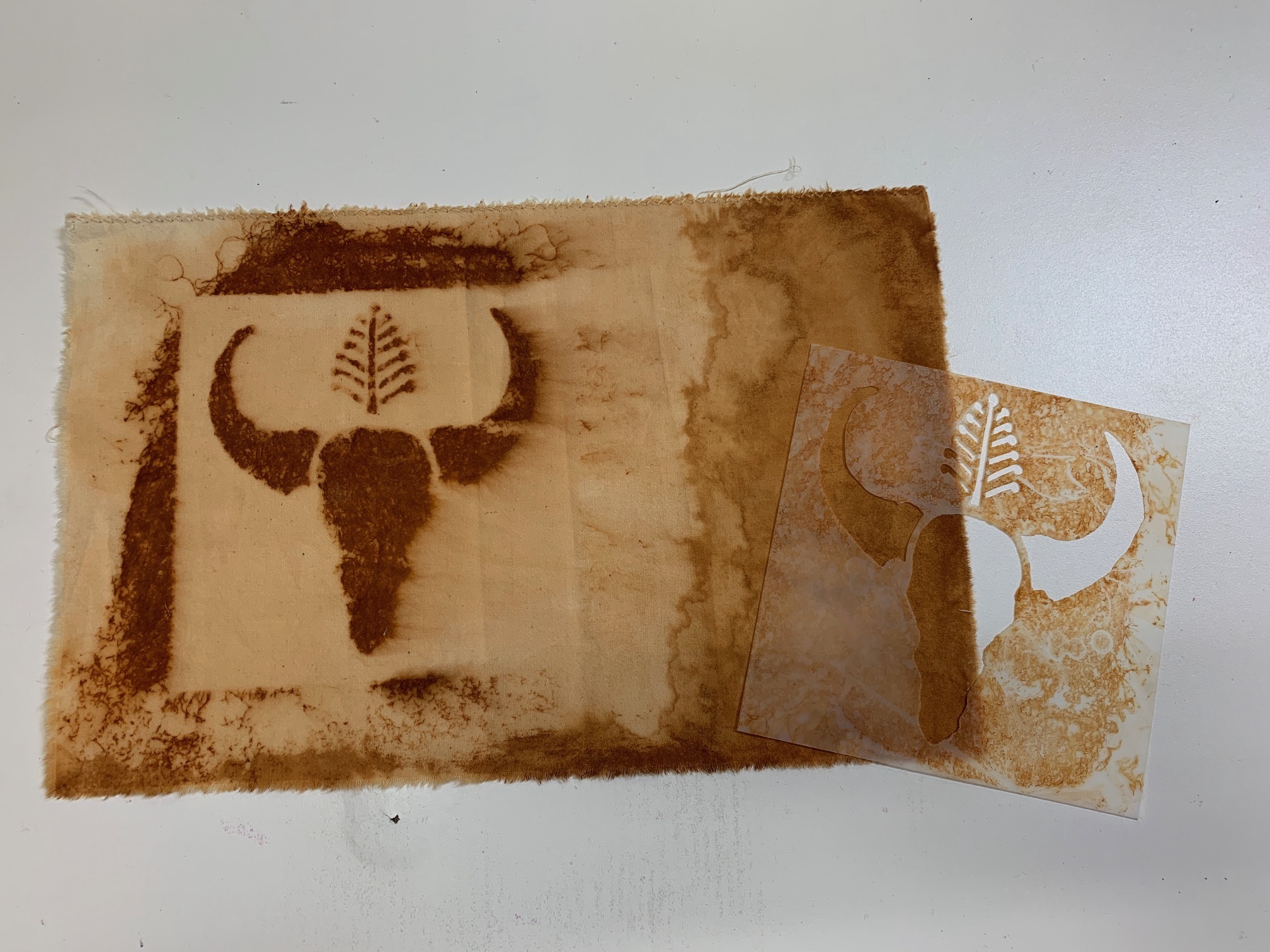 StencilGirl Talk: Rust Dye Printing with StencilGirl® Products