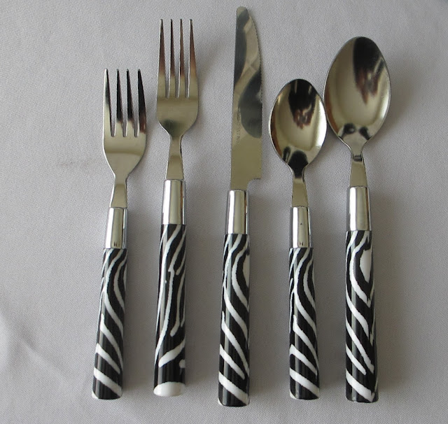 Table for One: Fun With Zebra Tablescape