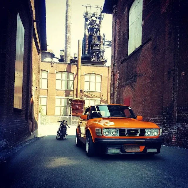 Mercenary Garage Custom Motorcycle DIY Ghetto Engineering Blog: Saab