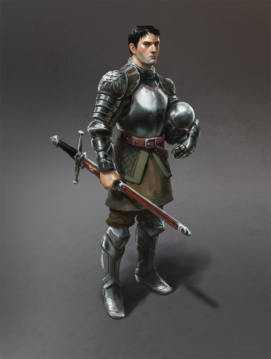 Brandon Jones Art: Swordsman Rendered further
