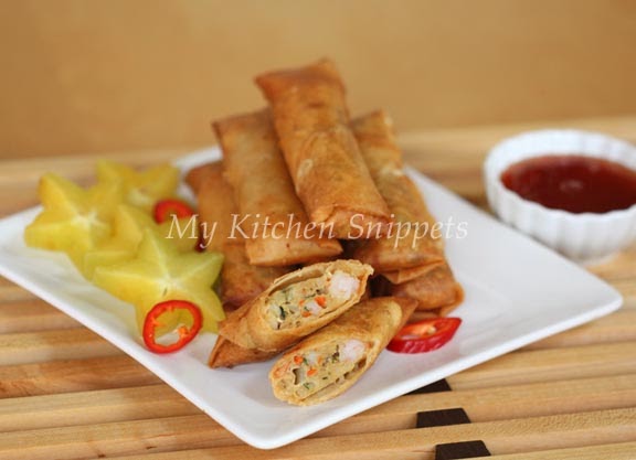 My Kitchen Snippets: Meat Spring Rolls