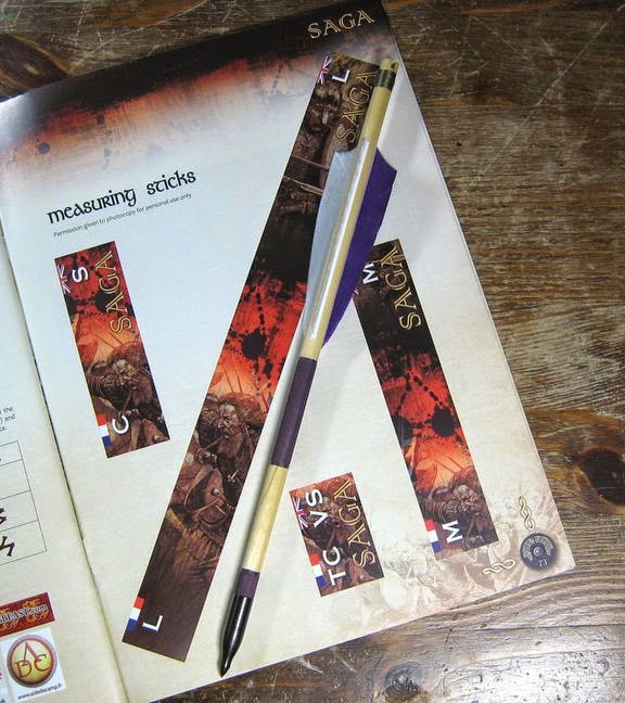 Mounted Norman warlord and customized measuring stick for Saga | Lead ...