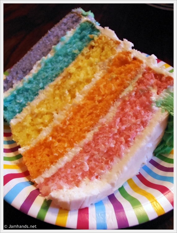 Rainbow Layer Cake