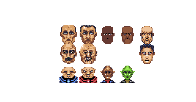 Pixelart001: Pixelart Portraits or faces in 32x32 dimension.