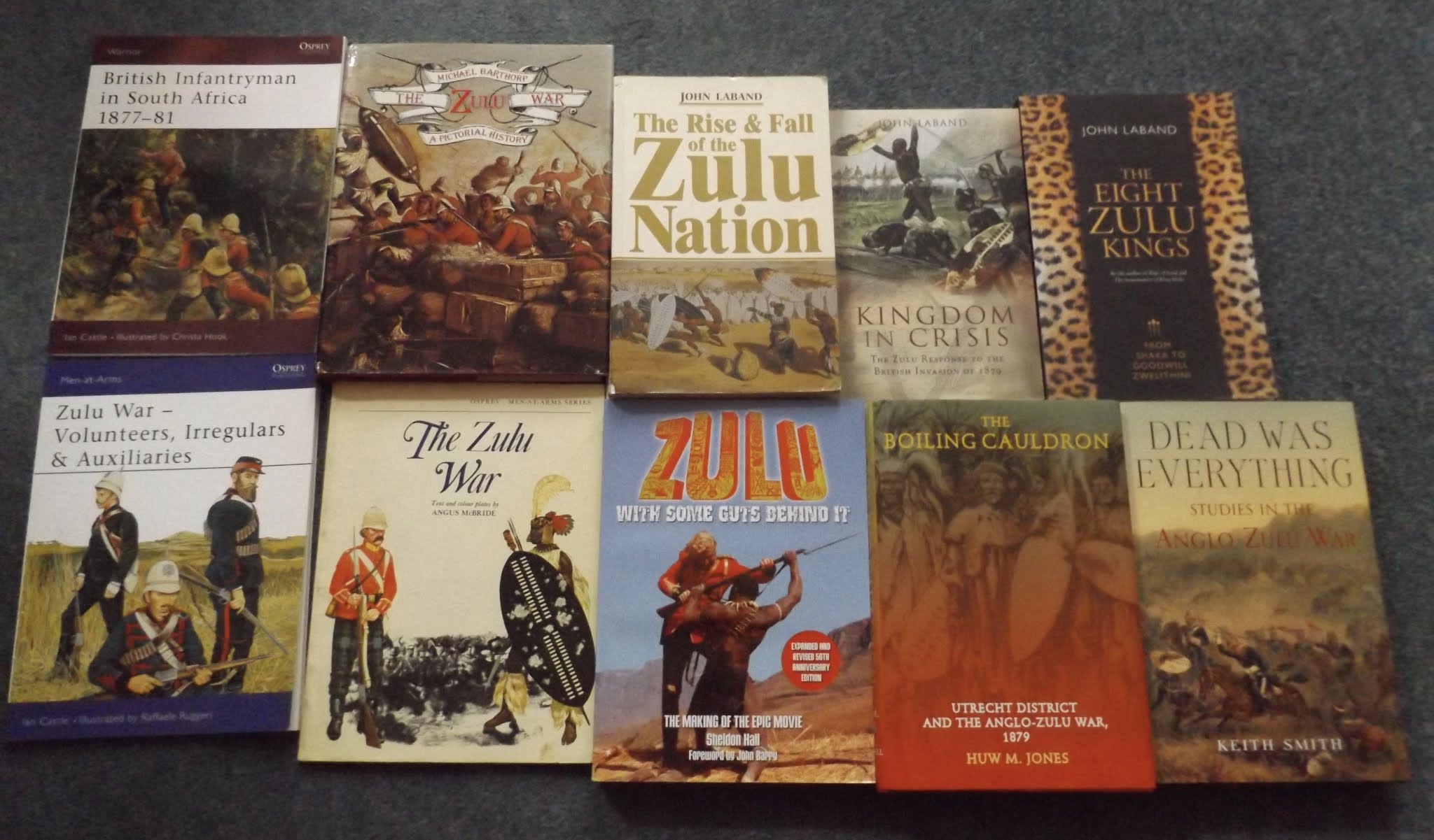 wargames and walking: Anglo-Zulu War Book Collection