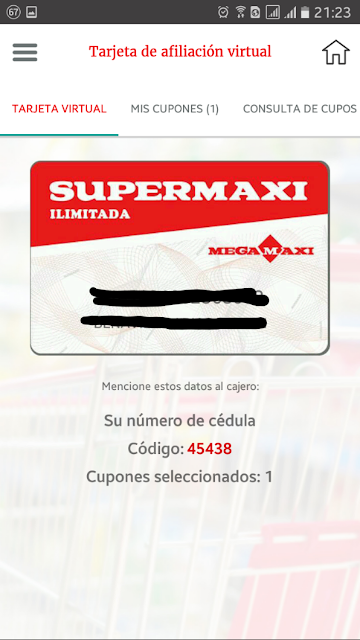 Cuponmania Ecuador: Aplicación de Descuento de Supermaxi