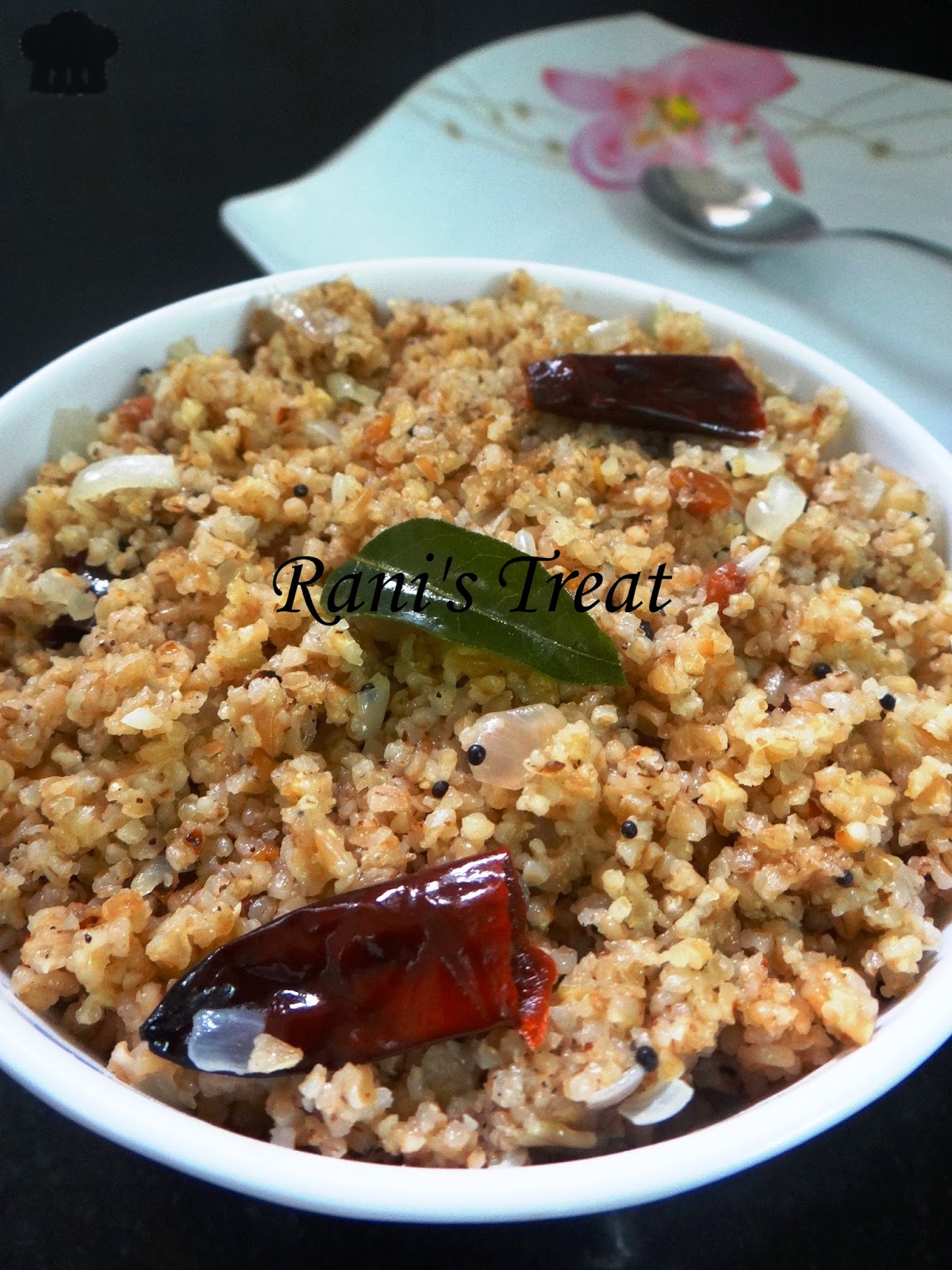 Rani's Treat: Wheat Rava Upma | Broken Wheat Upma | Cracked Wheat Upma ...