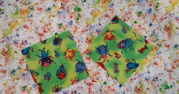 The Colorful Fabriholic: Bug Splatter