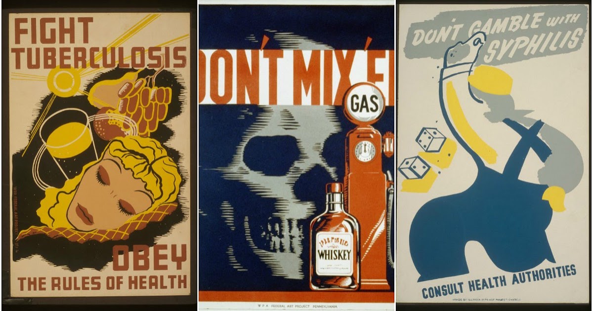 18 Gorgeous Vintage Public Health Posters From the 1930s and 1940s ...