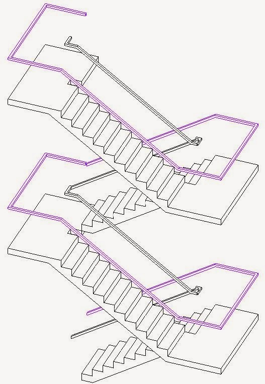 RevitCat: Revit Multistorey Railings - Story 1