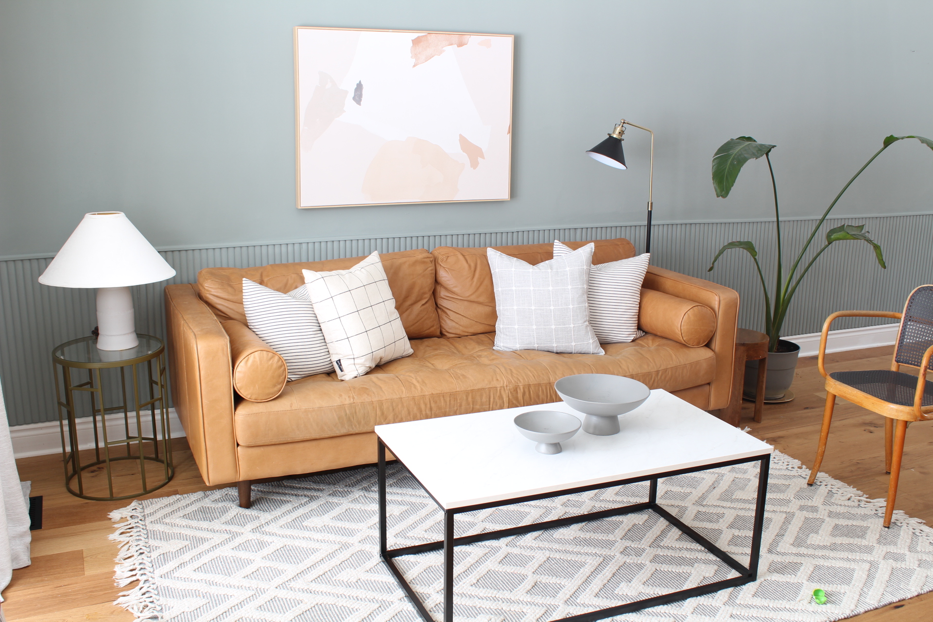 Modern Living Room Makeover - Harlow & Thistle