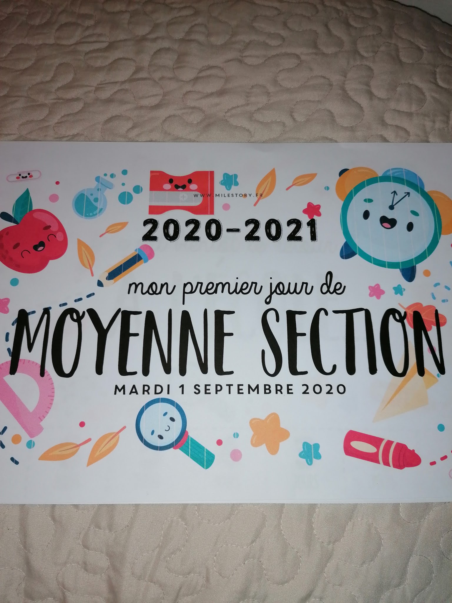 Mes petit imprimé pour la rentrée scolaire