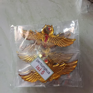 Wing Timbul Tapak Kaki Merah - Alat Pramuka Online