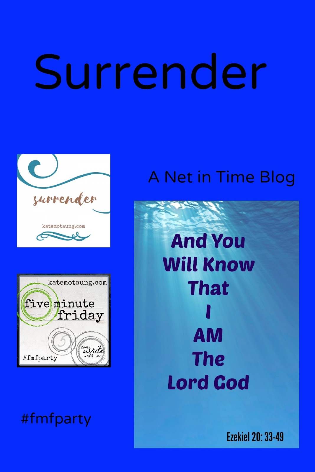Five Minute Friday: Surrender - A Net in Time
