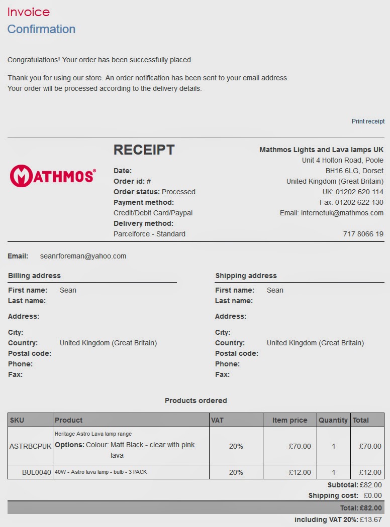 VR Game Development: Mathmos Astro Lamp for the US