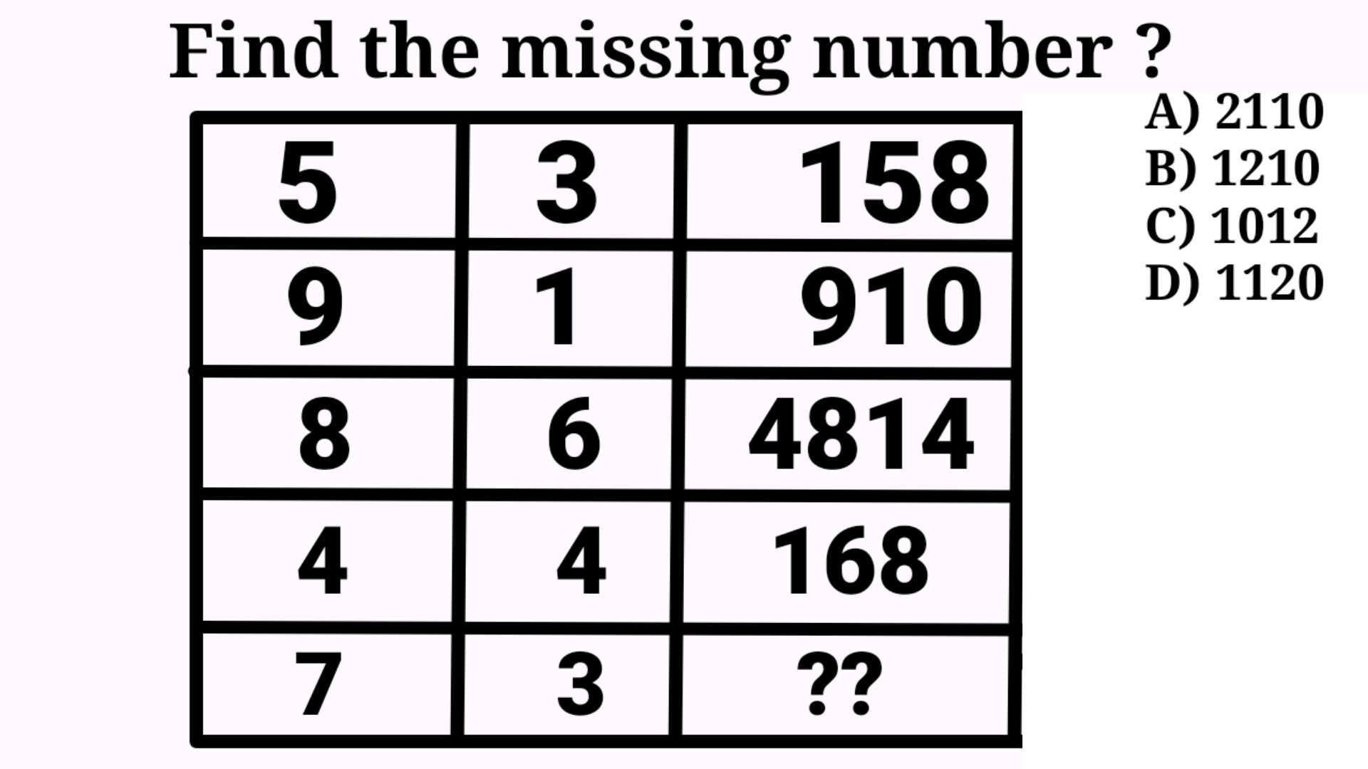 Ten most important missing numbers questions and answers in reasoning ...