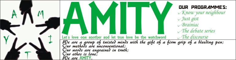 AMITY: Lessons from; THE DISCOURSE