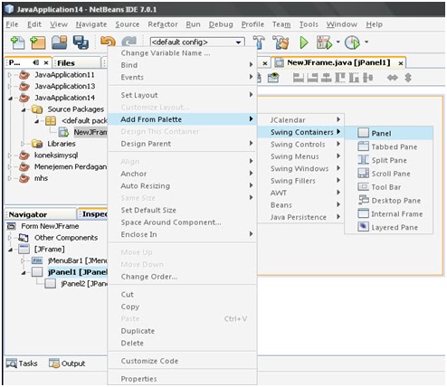 Saiful Basir: Cara menggunakan jMenu pada Netbeans