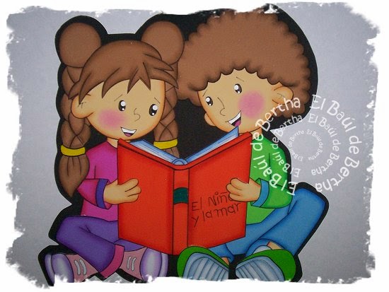 EL BAÚL DE BERTHA - MANUALIDADES: Gráfica Escolar de Lectura en Foamy