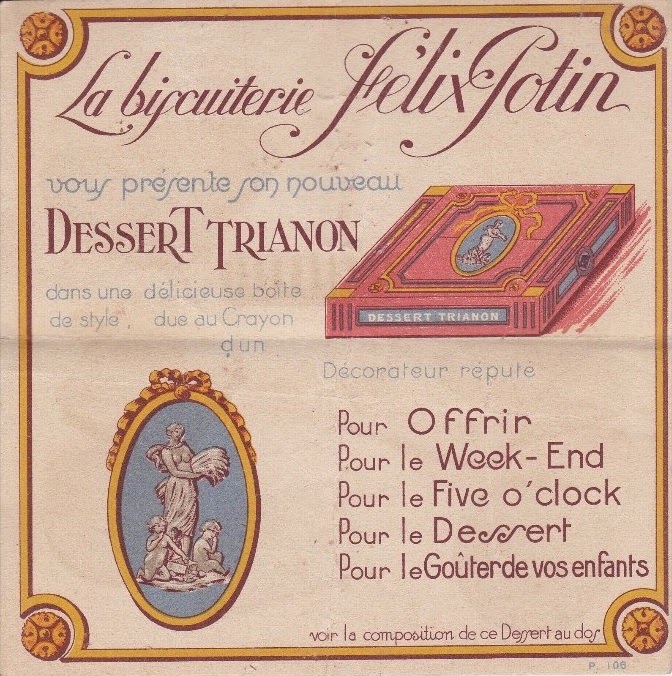 menestroll et lutecien : les épiceries FELIX POTIN