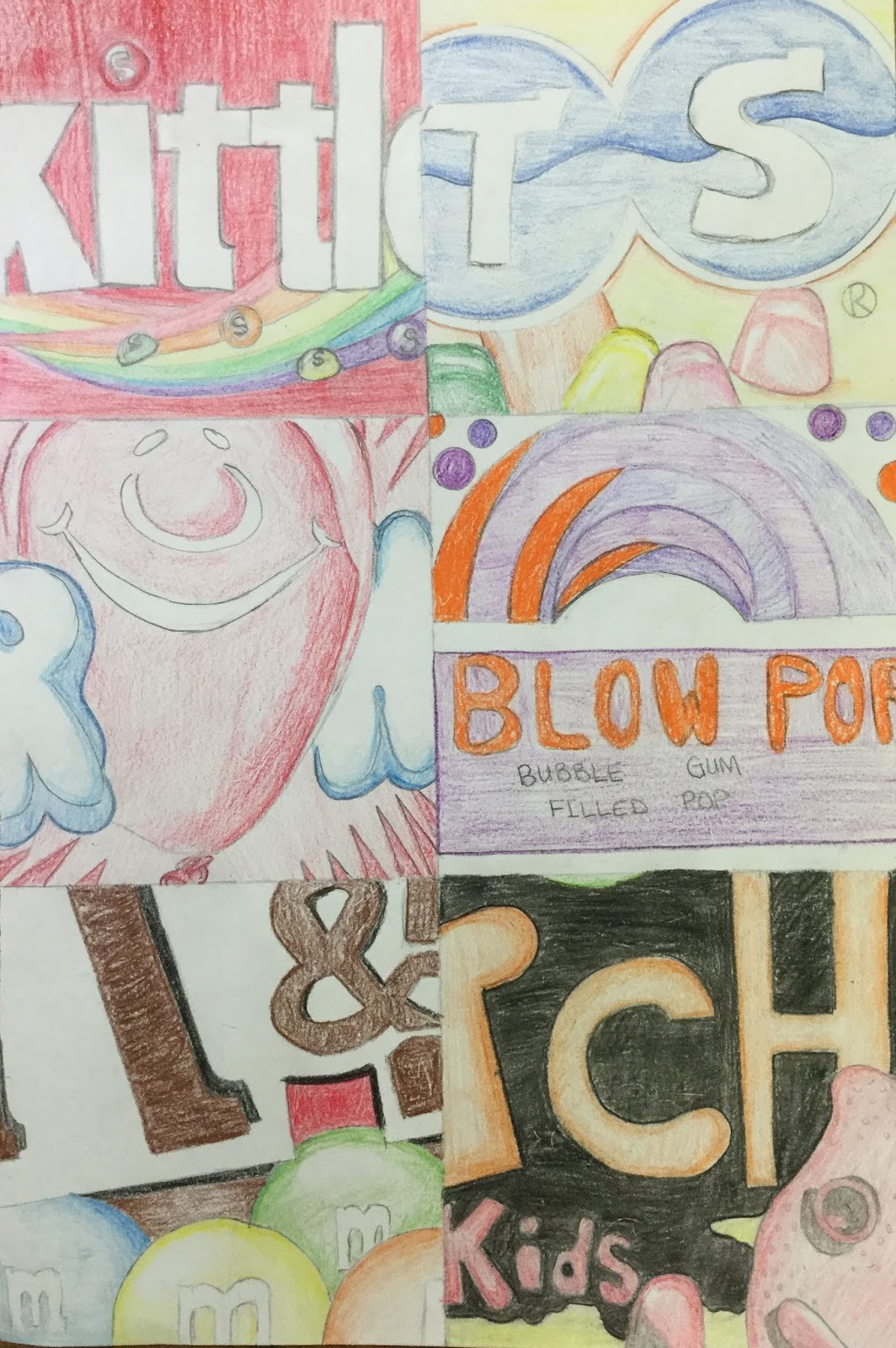 Mrs. Conley's Art Classes: Candy Wrapper Pop Art